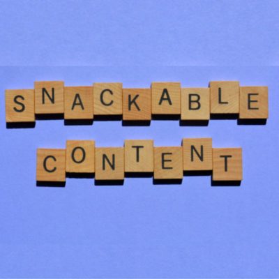 Snackable Content - The rise of short-form content - ramarketing PR Ltd.